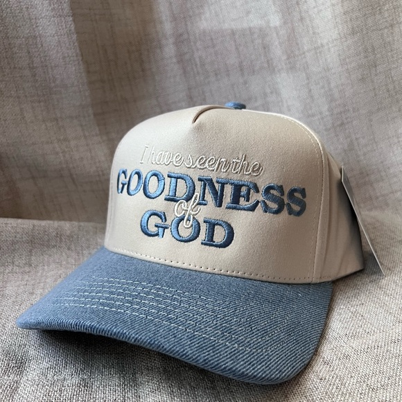C.C. Boutique | Accessories | Beige And Blue Embroidered Cc Ball Cap ...